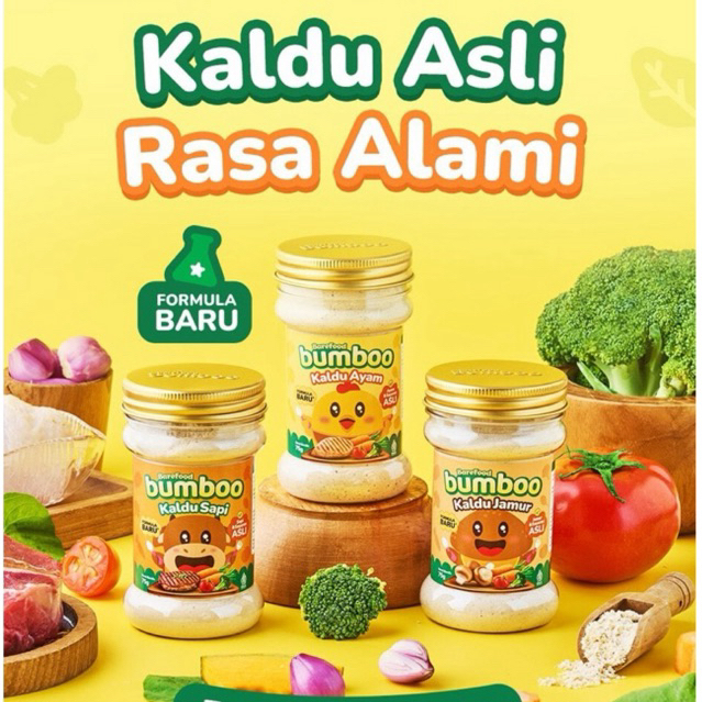 Jual BUMBOO Kaldu Asli - Kaldu Bubuk Anak MPASI - No MSG - Tanpa Gula ...