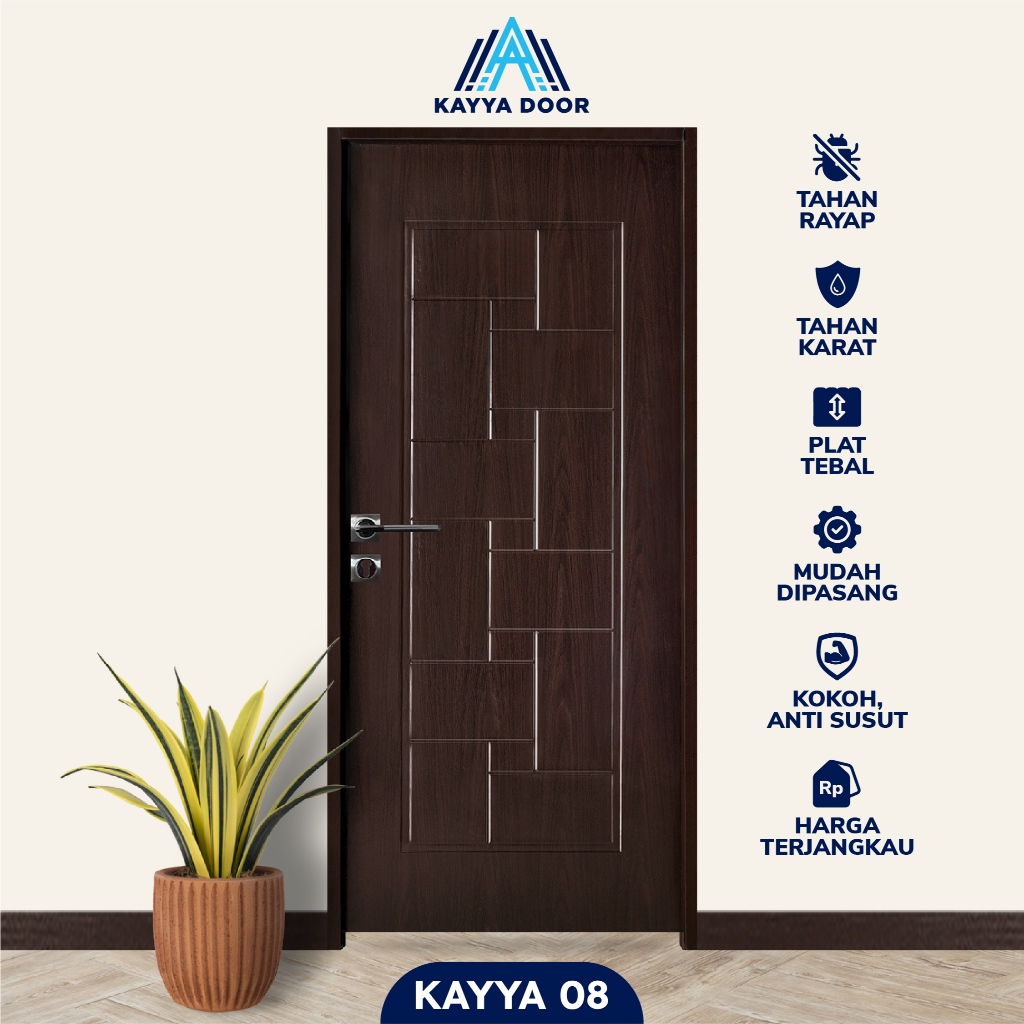 Jual Pintu Utama / Pintu Kamar Tidur Baja Ekonomis KAYYA LITE SERIES ...