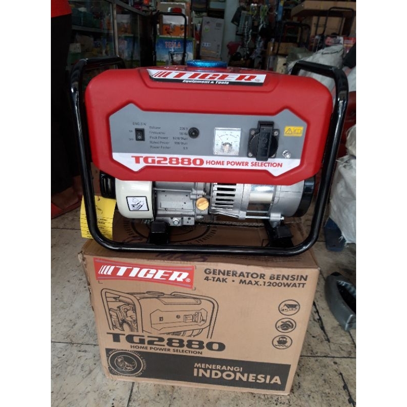 Jual Generator genset bensin 4 tak TIGER 2880/1000Watt | Shopee Indonesia