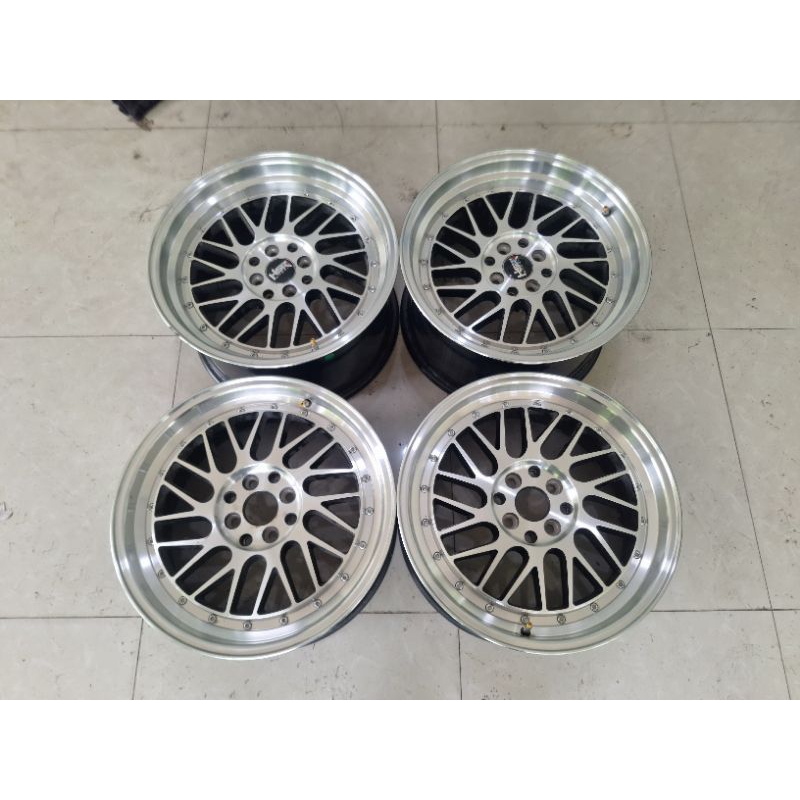 Jual Velg Mobil Bekas Racing HSR PADDOCK Ring 17 Lebar 7,5/9 Lubang 4x100 4x114,3 | Shopee Indonesia