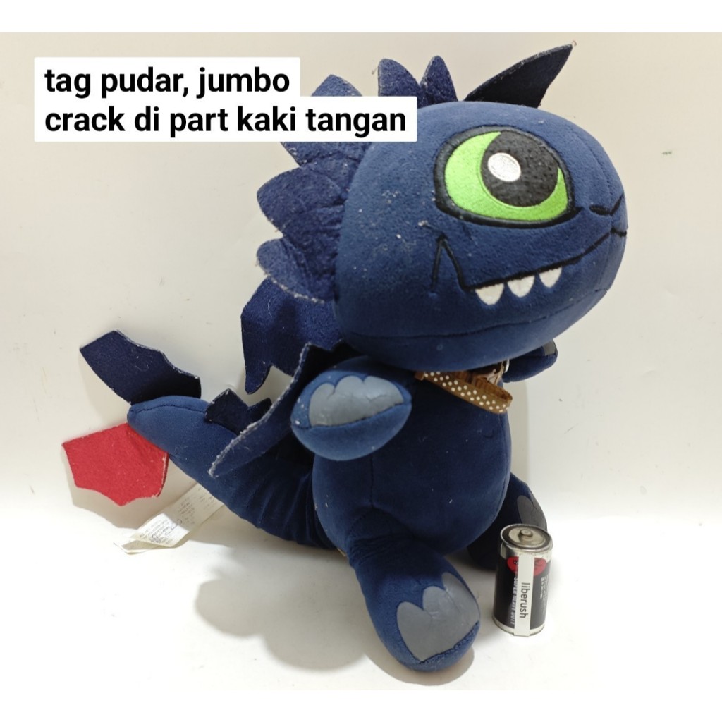 Jual how to train your dragon toothless plush doll boneka | Shopee ...