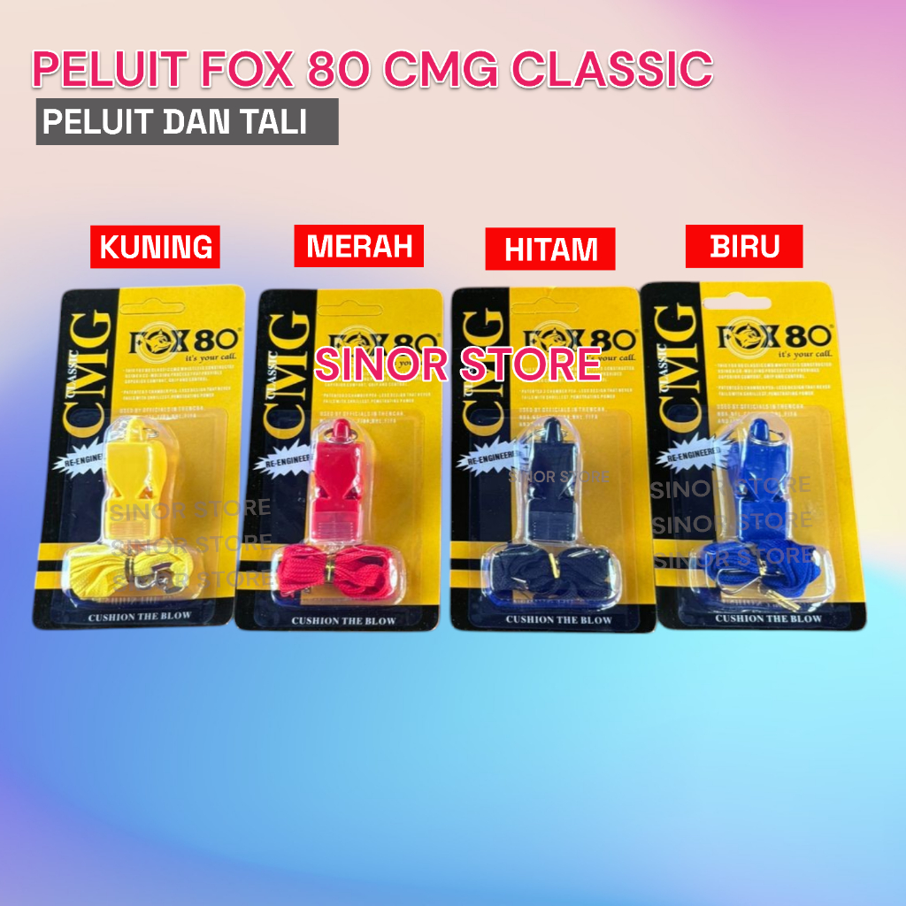 Jual Peluit Fox 40 Classic CMG Pluit Wasit Pelatih dan Coach | Shopee ...
