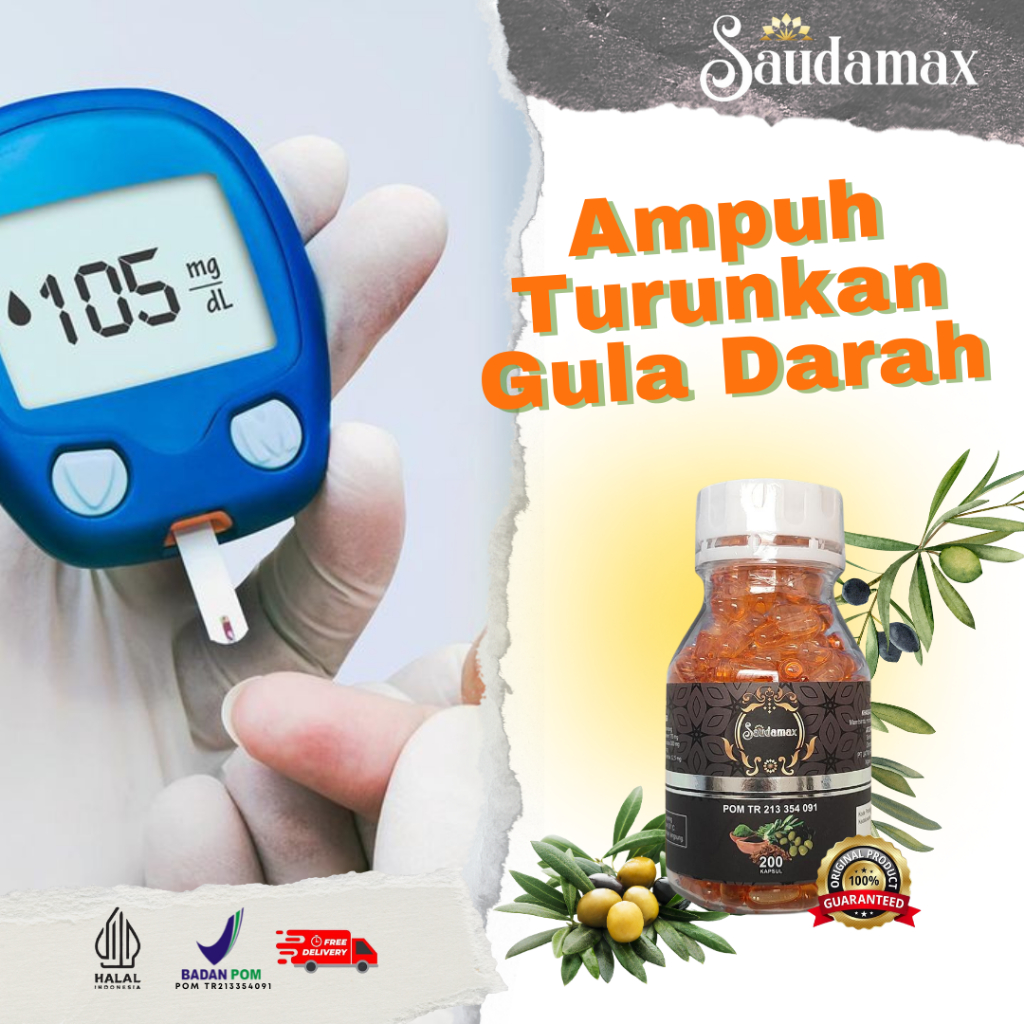 Jual 𝐒𝐀𝐔𝐃𝐀𝐌𝐀𝐗 - Obat Gula Darah Tinggi Ampuh Turunkan Gula Darah ...