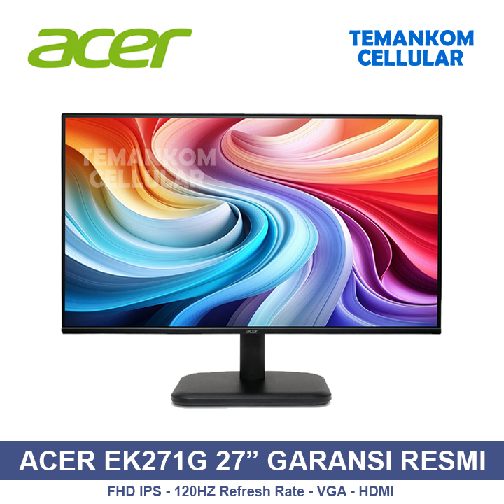 Jual Monitor ACER 27" Flat Desktop Monitor GAMING ACER EK271G IPS FHD ...