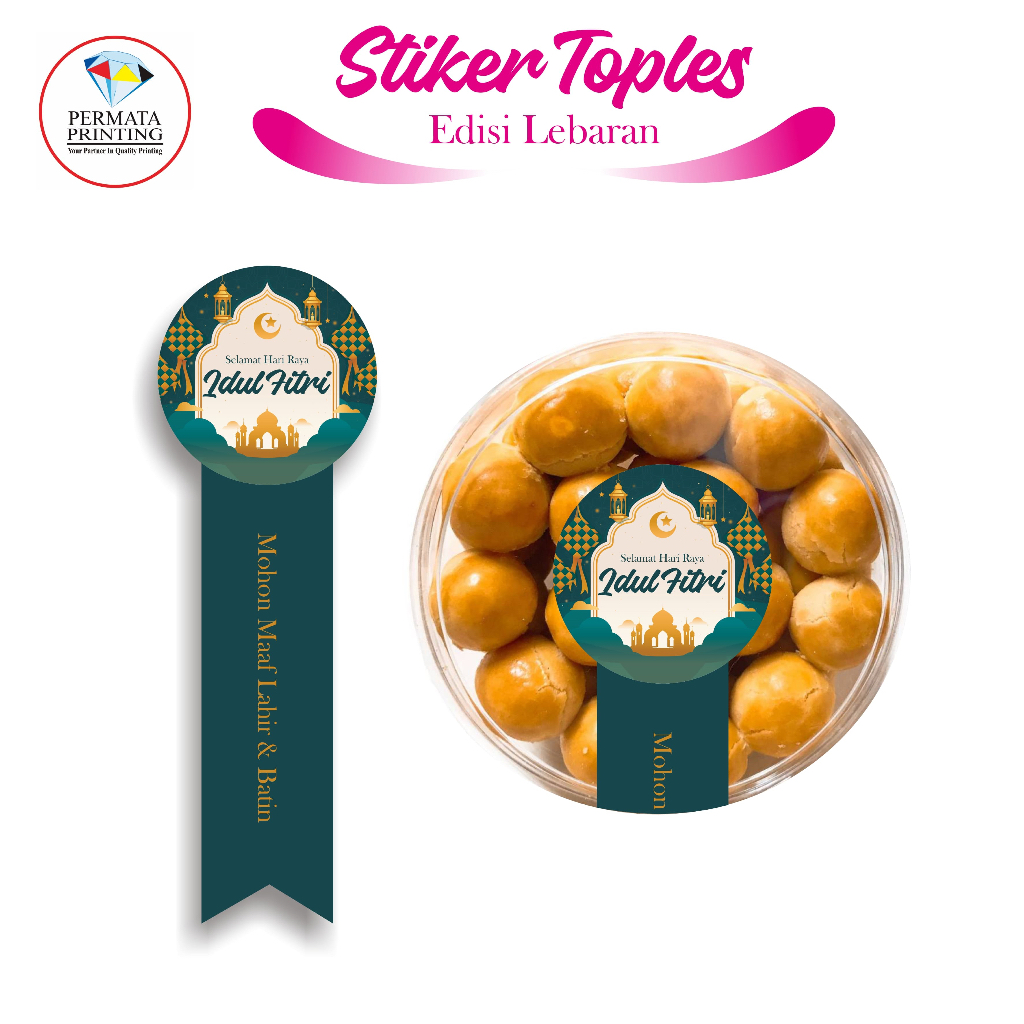 Jual Sticker Segel Toples kue kering | Idul Fitri | Lebaran | Ramadhan ...