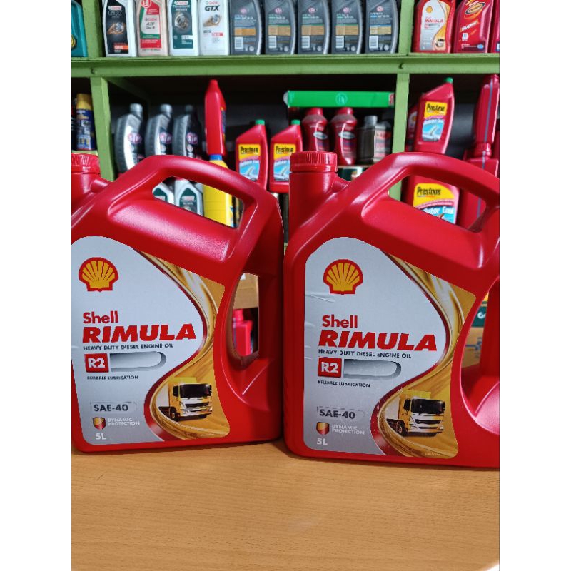 Jual Oli Mesin Shell Rimula Diesel R2 SAE 40 5 liter (5L) | Shopee ...