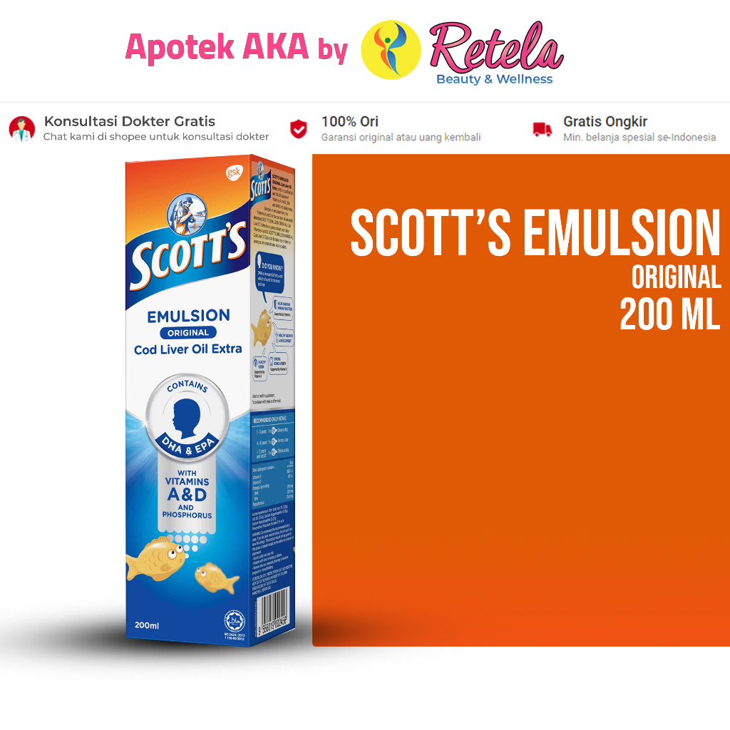 Jual SCOTT`S EMULSION ORIGINAL | Shopee Indonesia
