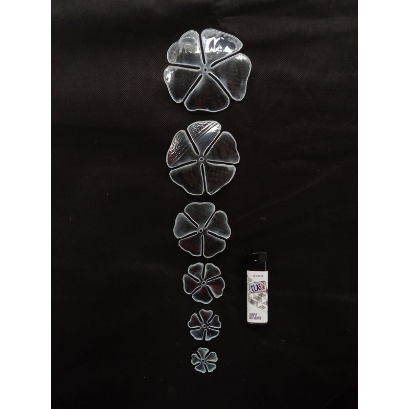 Jual Kerajinan bunga segi 5 dari limbah botol plastik (Saga Craft ...