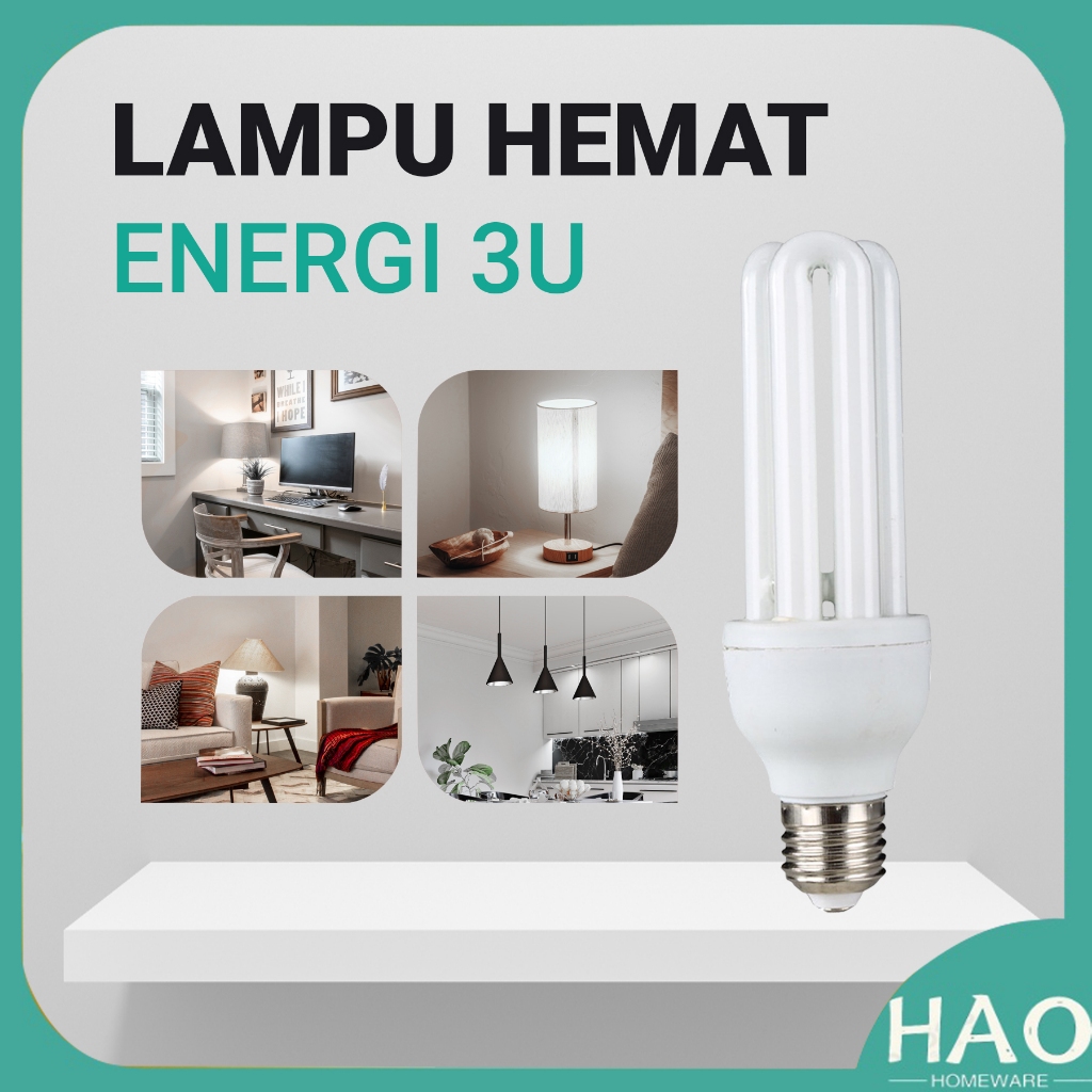 Jual Lampu Hemat Energi Bentuk 3U/ Lampu LED 3U 25/30/35W Super Terang ...