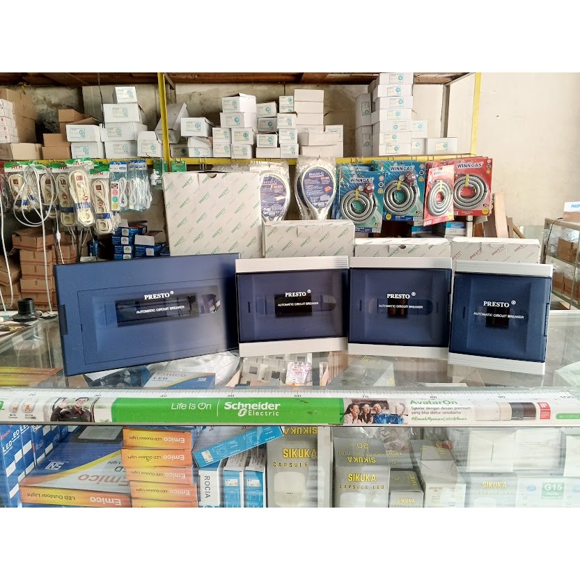 Jual Box MCB 4/6/8/12 Grup IB Inbow + Tutup Merk Presto SNI new ...