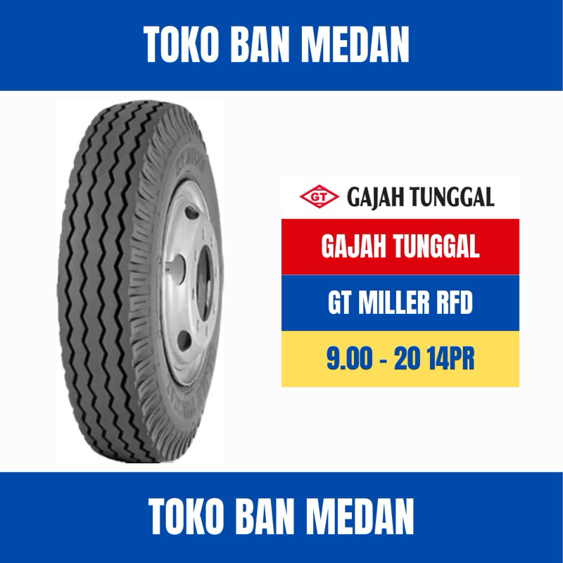 Jual BAN TRUK GT GAJAH TUNGGAL 900 R20 20 14PR MILLER RFD | Shopee ...