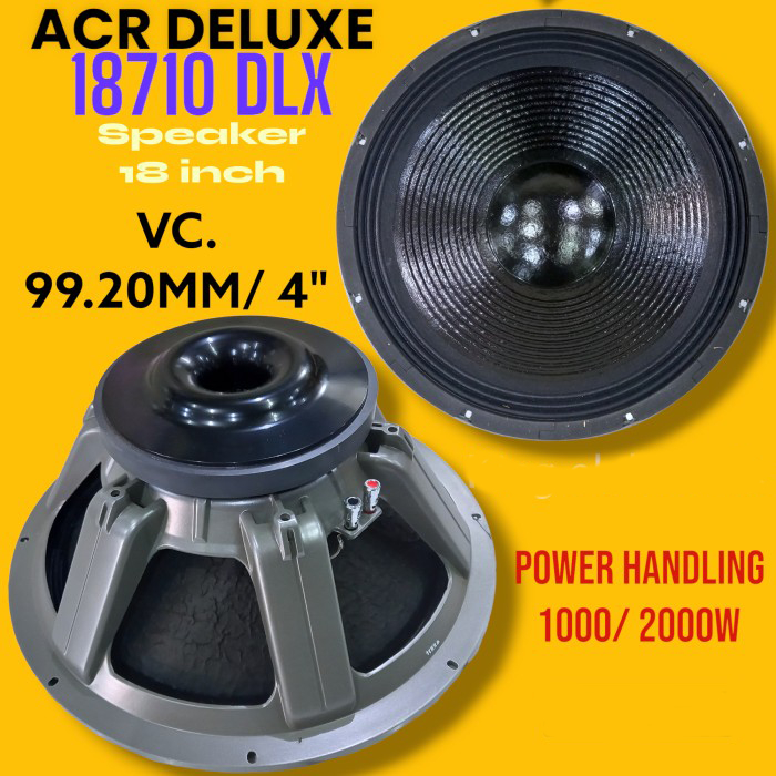 Jual ACR DELUXE 18710 VC 4" Komponen Speaker 4 inch | Shopee Indonesia