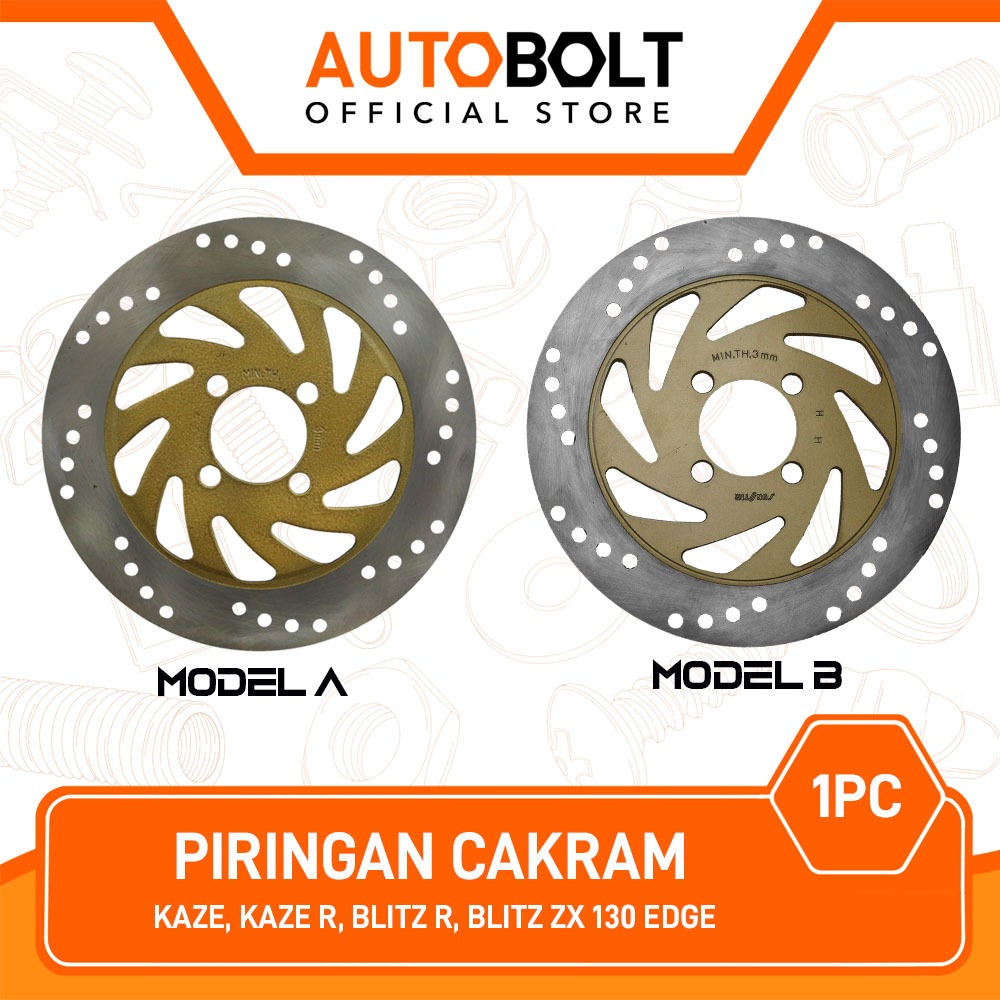 Jual Piringan Cakram Depan Blitz ZX 130 Edge & Kaze & Blitz R & Kaze R ...