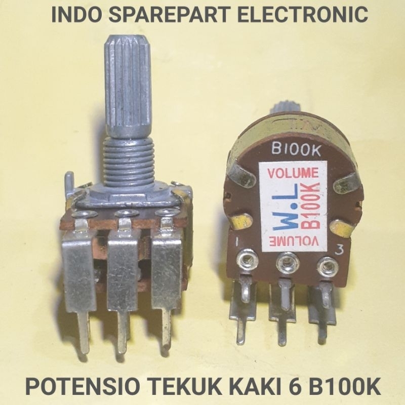 Jual POTENSIO TEKUK KAKI 6 B100K | Shopee Indonesia