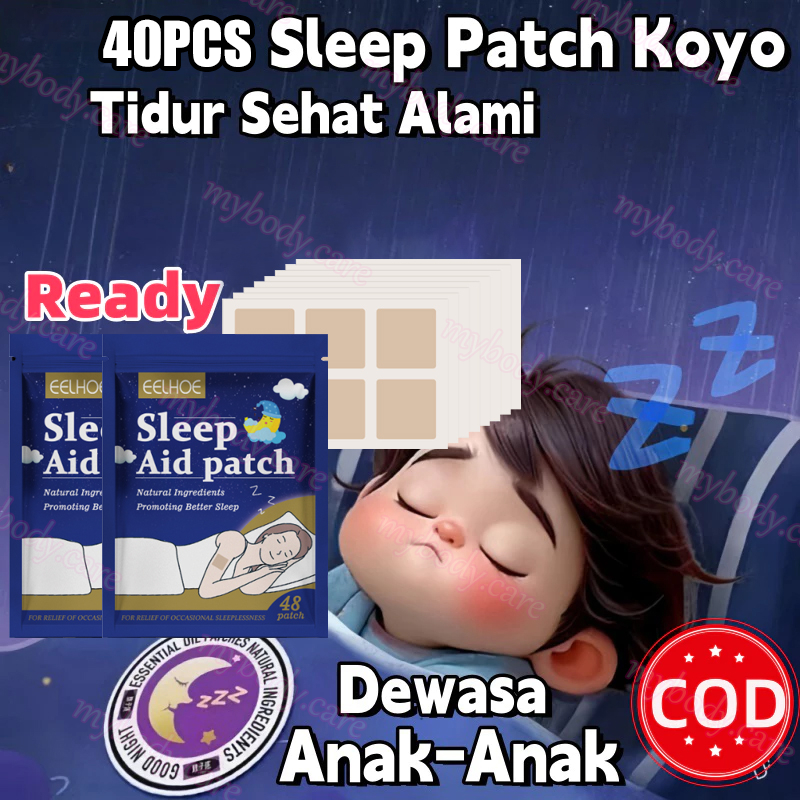 Jual 48pcs Good Night Sleep Patch Sleep Aid Patch Sleeping Patch Sleep Patch Sticker Plester ...