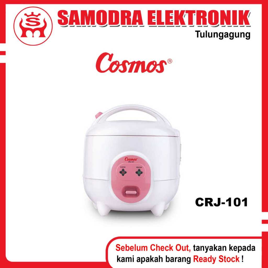 Jual Magic Com COSMOS CRJ-101 | Rice Cooker 0.6 Liter Cosmos | Shopee ...