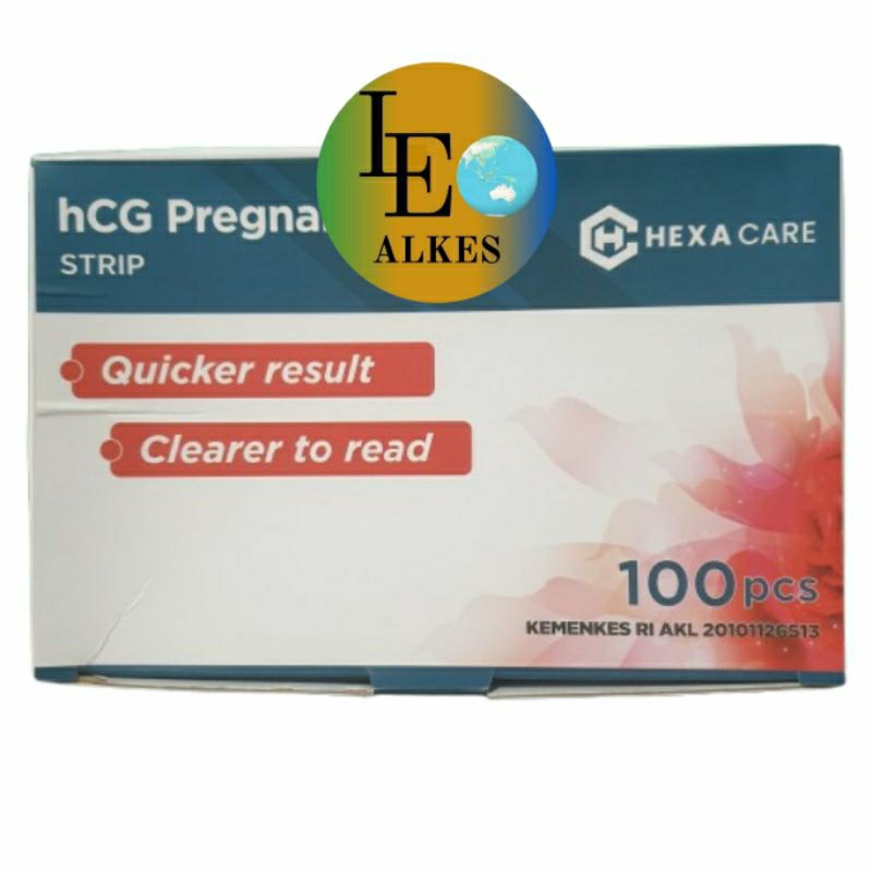 Jual HEXACARE HCG Test Pack Kehamilan Tespek Alat Tes Kehamilan Tespack ...