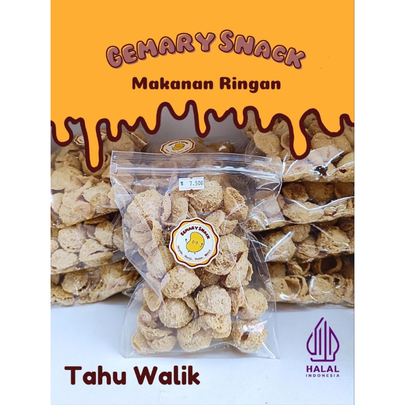 Jual GEMARY SNACK Cemilan Enak 100% KERIPIK TAHU WALIK , Renyah, Lezat ...