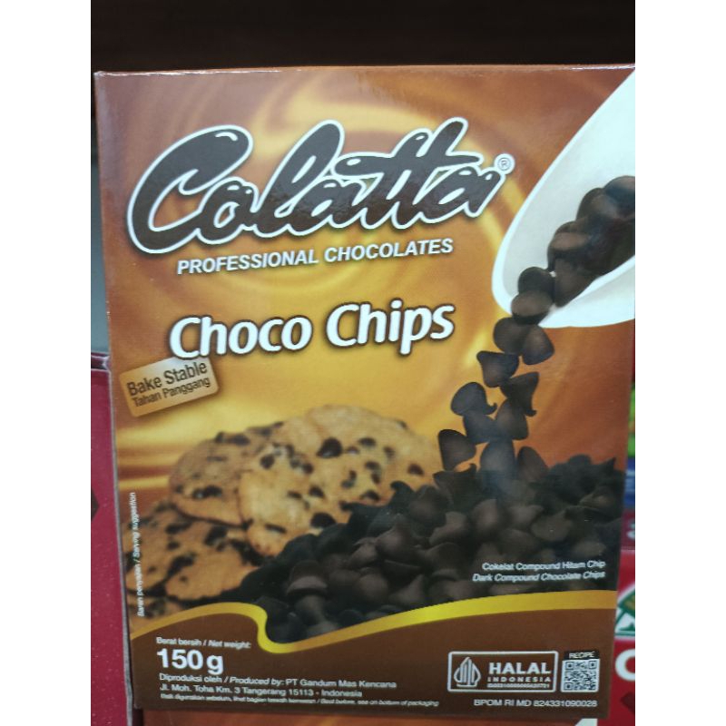 Jual CHOCO CHIPS COLATTA 150GRAM *TAHAN PANGGANG* | Shopee Indonesia