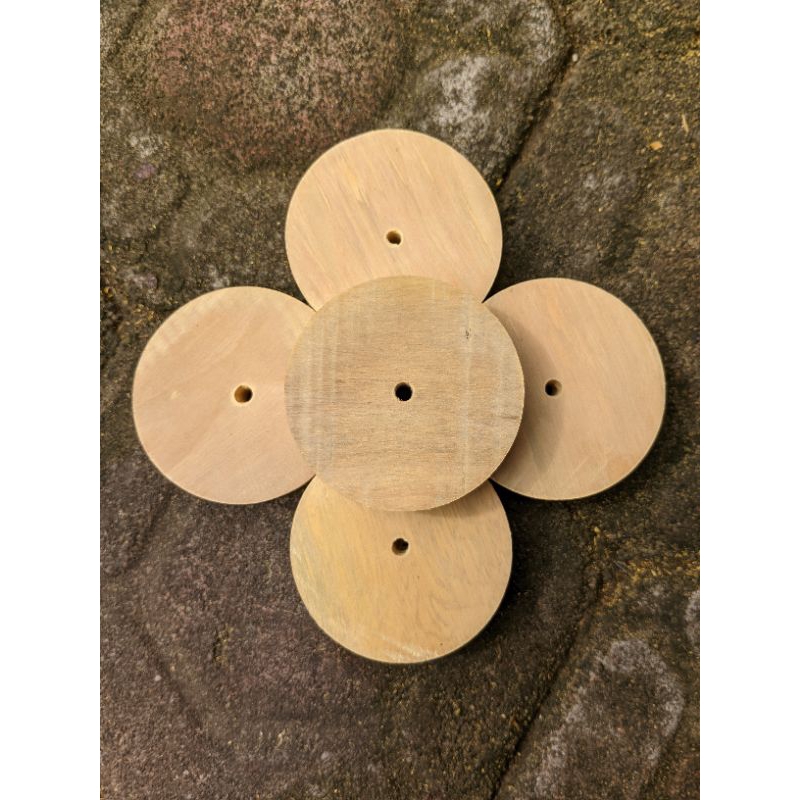 Jual RODA KAYU DIAMETER 8 & 9 CM TEBAL ±2CM BISA REQUEST | Shopee Indonesia