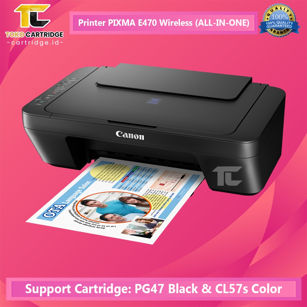Jual Printer Canon MG2570S E410 AIO Print-Scan-Copy Printer Canon E470 ...