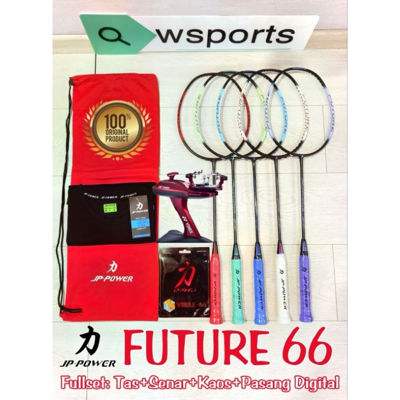 Jual [75gr-33lbs] Raket Badminton JP Power FUTURE Z66 Z 66 Original ...