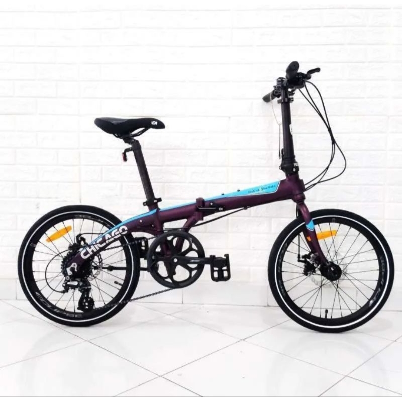 Jual Sepeda Lipat Dahon Ion 20 inch Chicago | Shopee Indonesia