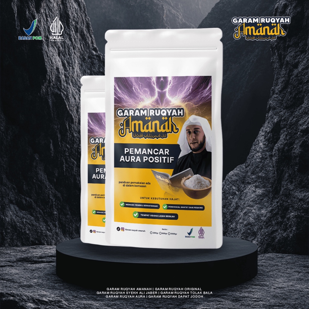 Jual Garam Ruqyah Amanah Syekh Ali Jabber (Pemancar Aura Positif ...