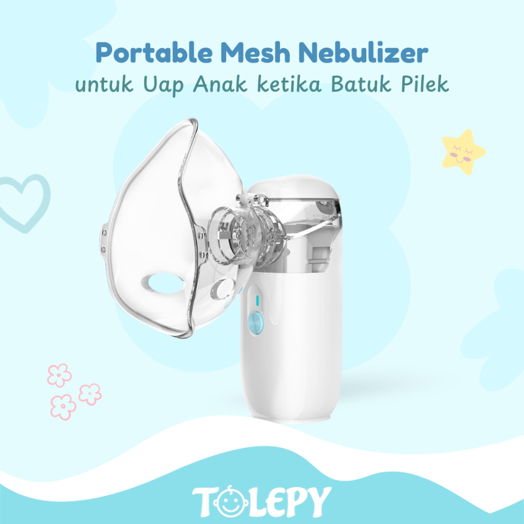 Jual TOLEPY Wireless Mesh Nebulizer / Portable Mesh Nebu Rechargable ...