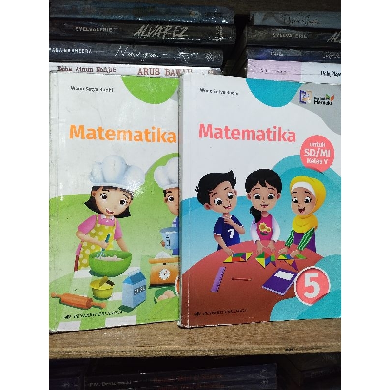 Jual Buku Matematika 1,2,3,4,5,6 SD/MI Kelas I,II,III,IV,V,VI Erlangga Kurikulum Merdeka ...