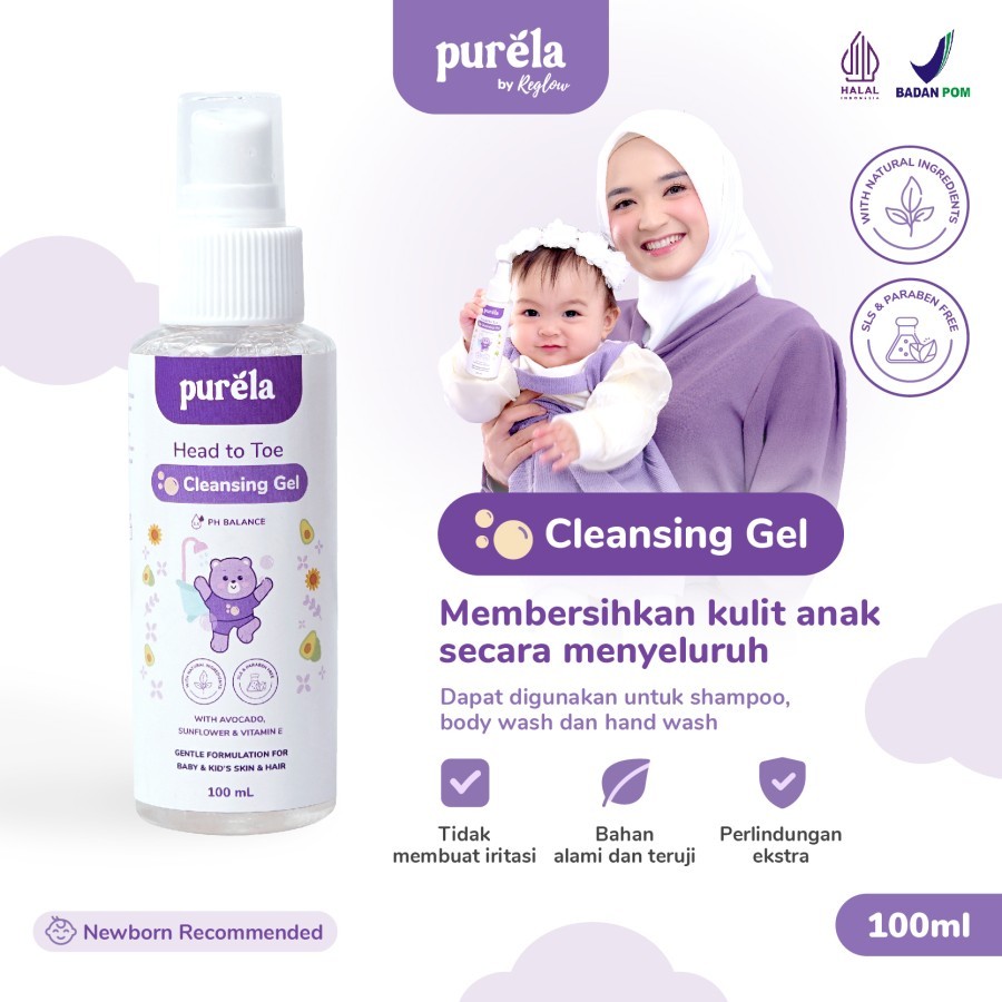 Jual Purela Head To Toe Cleansing Gel 100ml | Shopee Indonesia
