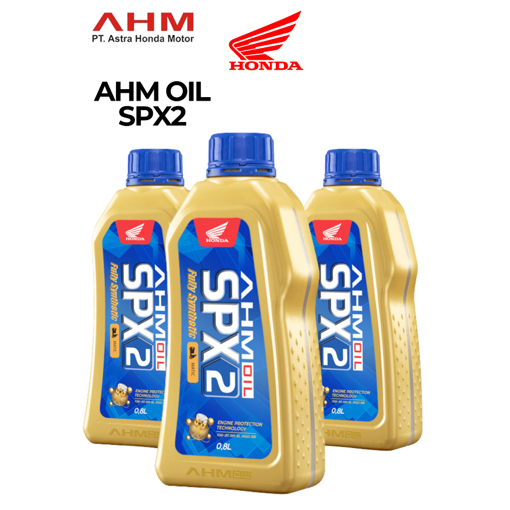 Jual 3 BOTOL Oli Motor Matic AHM Oil SPX 2 0.8L | Shopee Indonesia