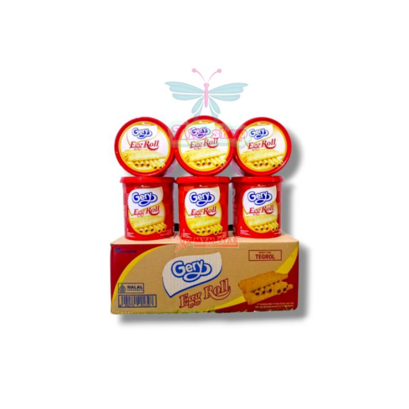 Jual gerry egg roll berat 210gram varian toples | Shopee Indonesia
