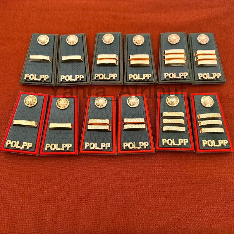 Jual PANGKAT SATPOL PP / POLPP / Polhut 3A 3B 3C 3D AKRILIK Bordir Pdh ...