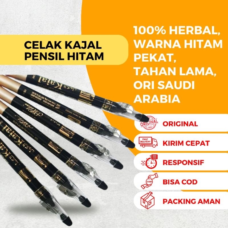 Jual CELAK KAJAL PENSIL WATERPROOF ORI | Shopee Indonesia