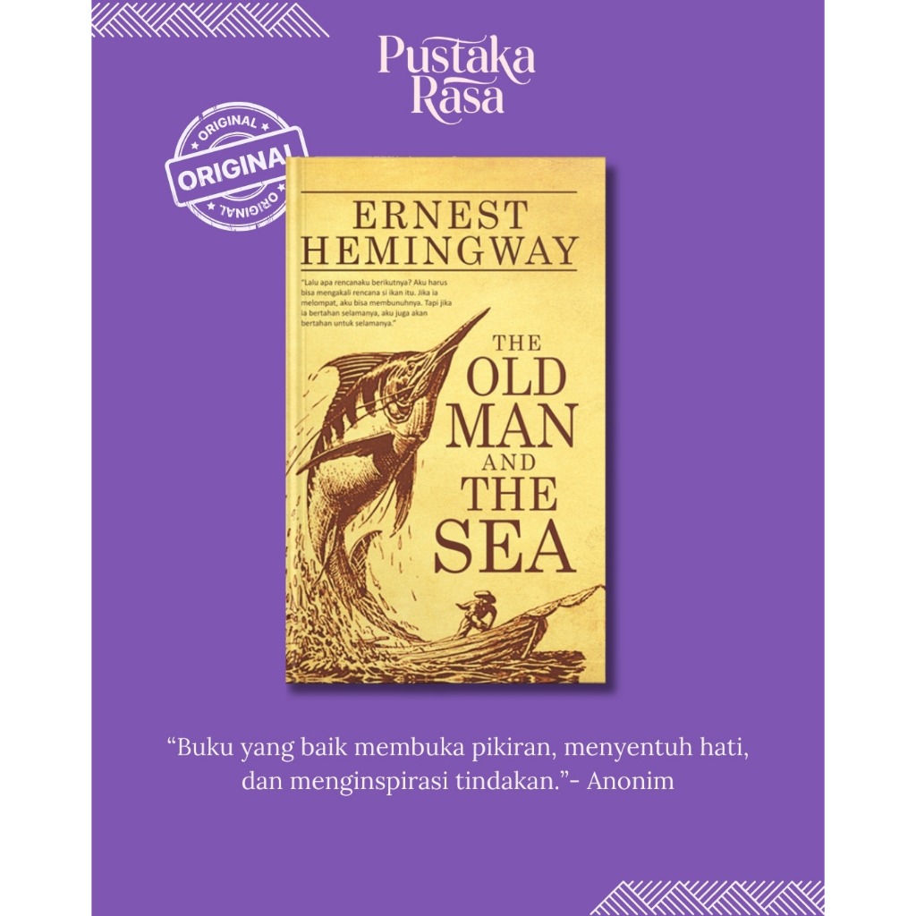 Jual PUSTAKA RASA - Buku The Old Man and The Sea Ernest Hemingway Original | Shopee Indonesia