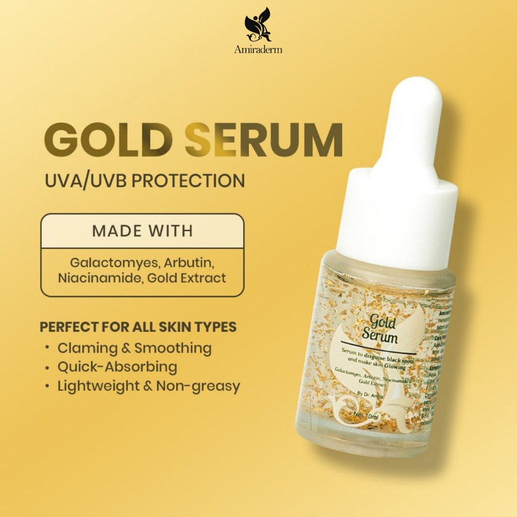 Jual Amiraderm Skincare by Doktif - Amiraderm Glowing Serum Gold 10ml ...
