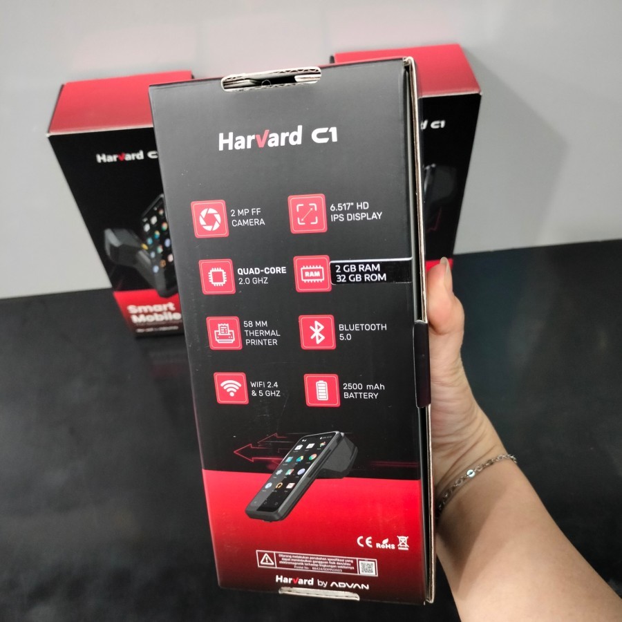 Jual POS Harvard C1 Mobile POS printer Mesin Kasir OS Android Ram 2 ...