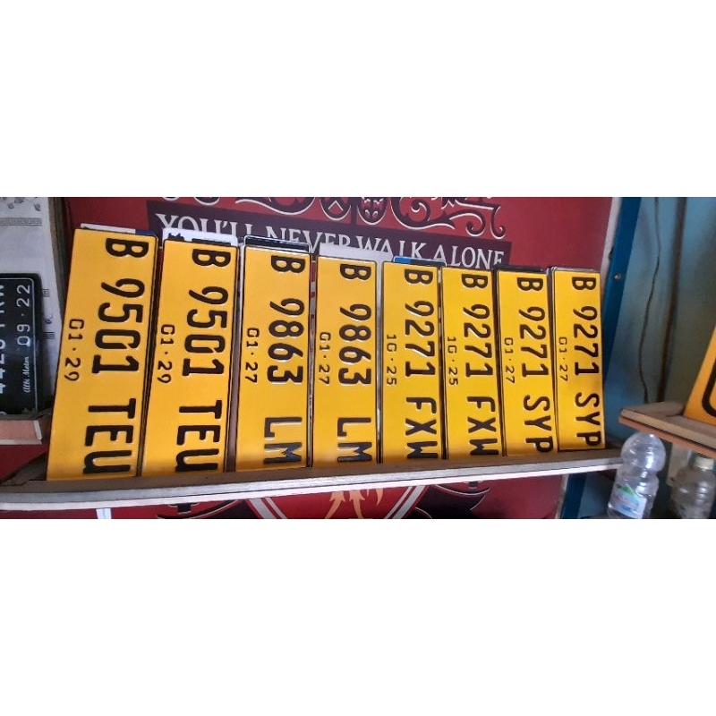 Jual PLAT MOBIL KUNING STANDAR | Shopee Indonesia