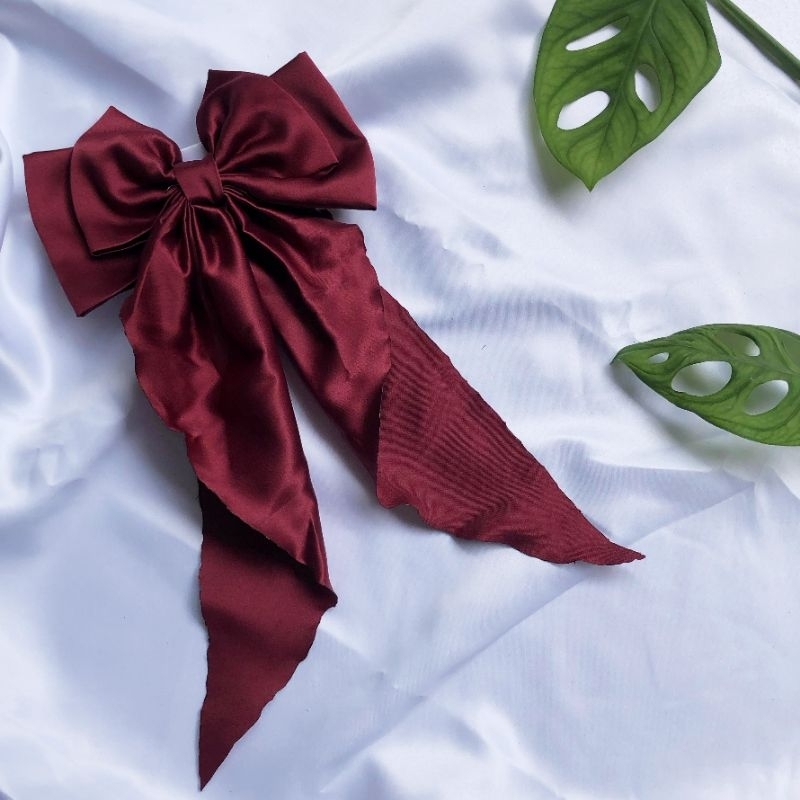 Jual Pita Panjang Peniti dan Jepit / Ribbon Brooch / Bentuk Pita Juntai ...