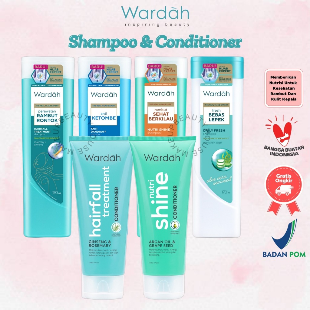 Jual WARDAH Shampoo / Conditioner - Daily Fresh |Hairfall Treatment ...