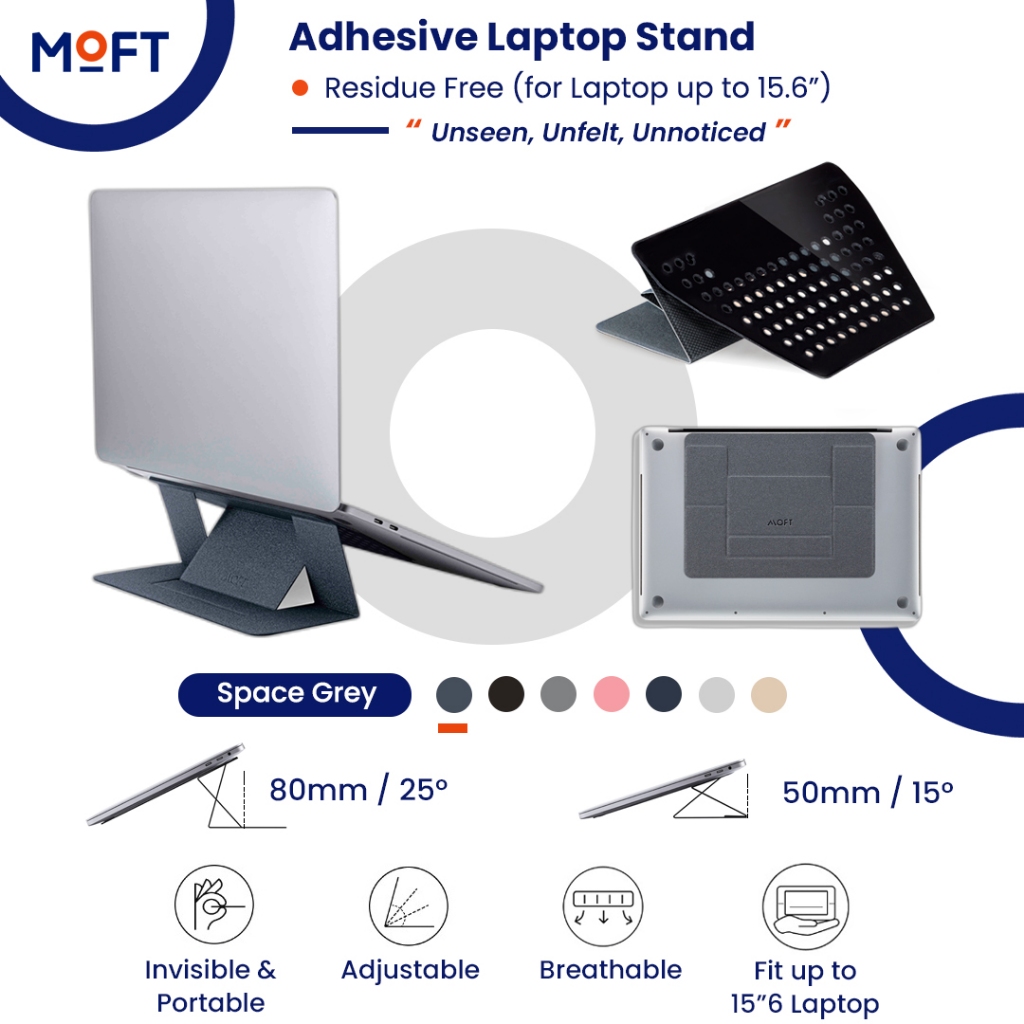 Jual MOFT ADHESIVE Invisible Laptop Stand | Shopee Indonesia
