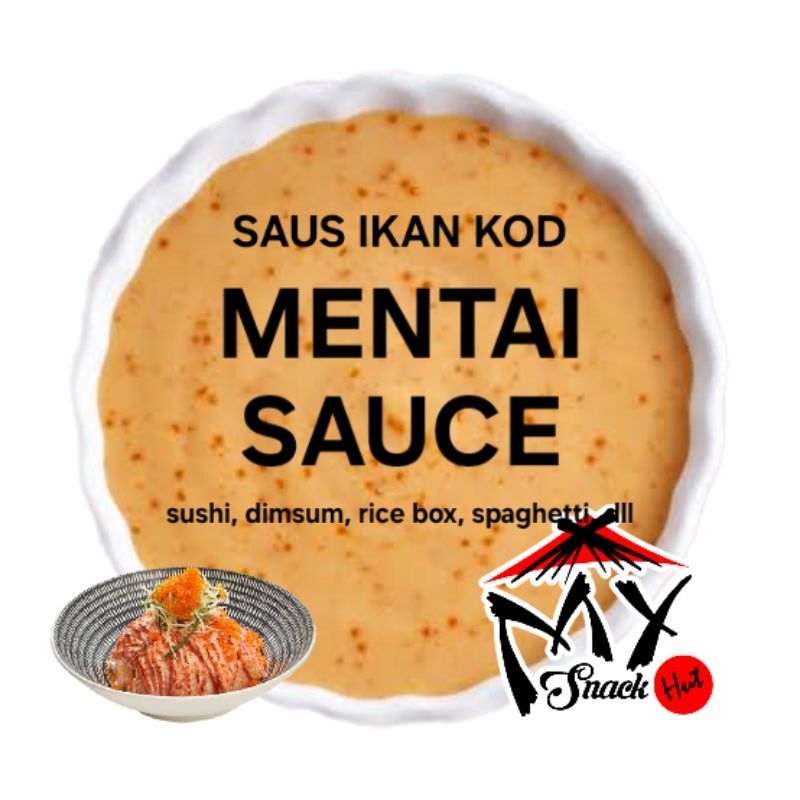 Jual MENTAI SAUCE 50GR SAUS MENTAIKO JAPANESE FISH ROE MAYO PASTE SAOS ...