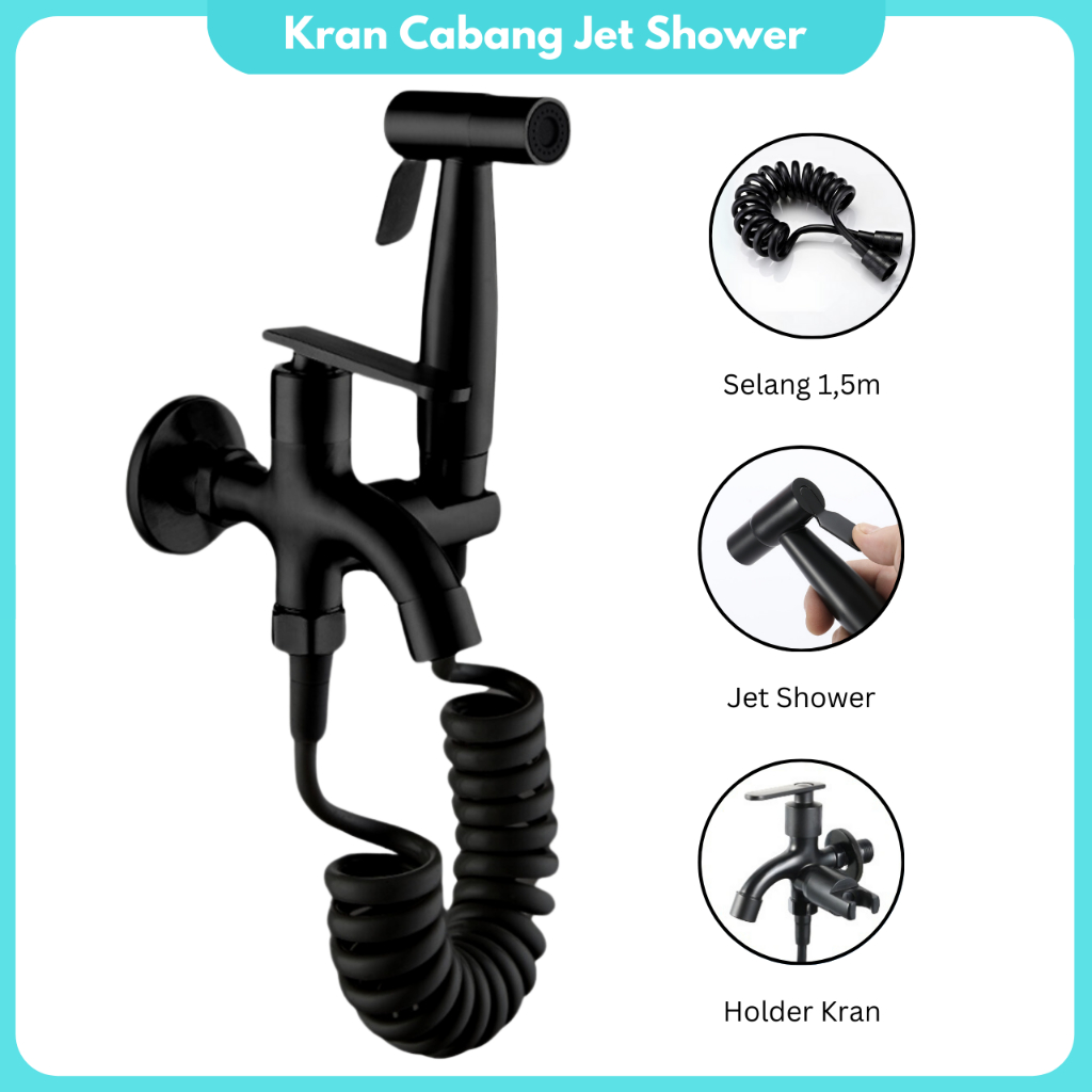 Jual Kran Cabang Kamar Mandi Kran Air Jet Shower Washing Machine Bidet ...