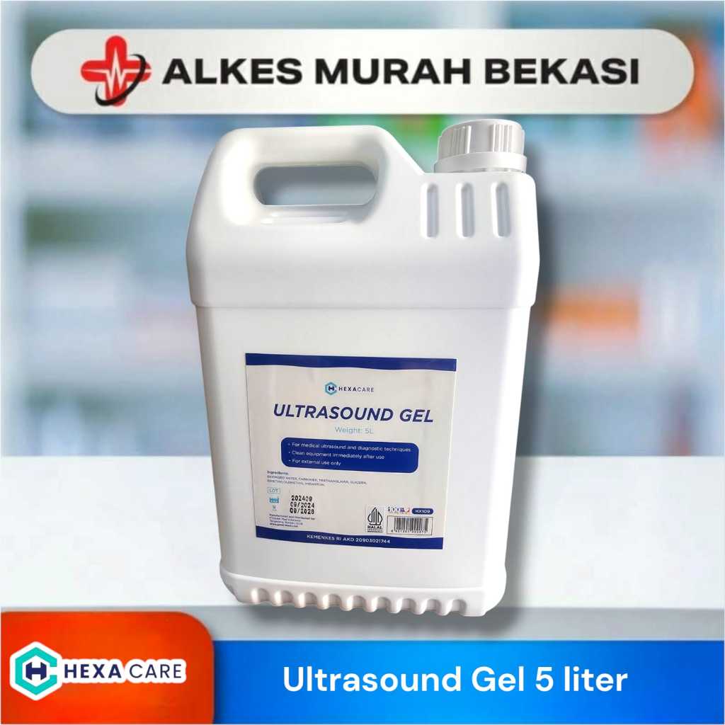 Jual HEXACARE ULTRASOUND GEL GALON 5 LITER JELLY USG / Hexacare / Usg Gel Hexacare 5 Liter ...