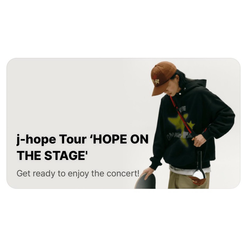 Jual [READY] BTS JHOPE TOUR SOLO CONCERT HOTS HOPE ON THE STAGE ...