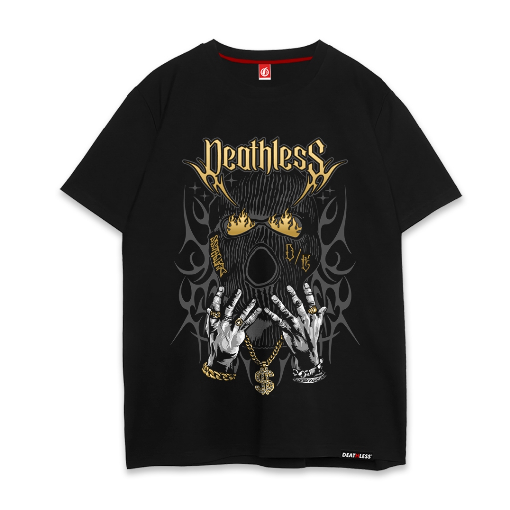 Jual DEATHLESS KAOS | GOLDIGGER | RASTER SERIES | Shopee Indonesia