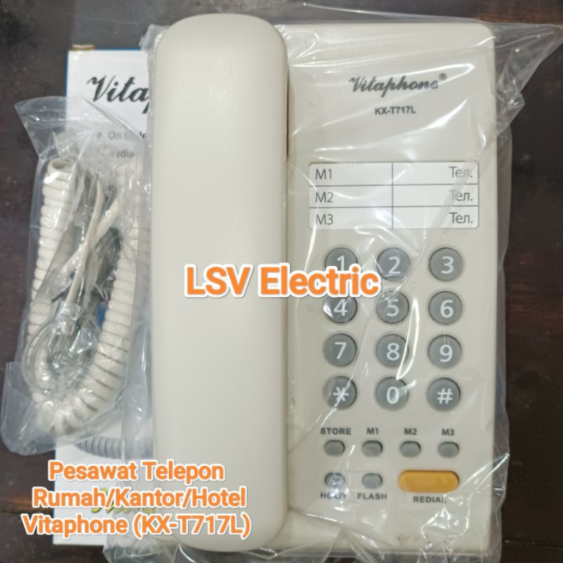 Jual Pesawat Telepon Kabel Rumah/Kantor/Hotel Vitaphone | Shopee Indonesia
