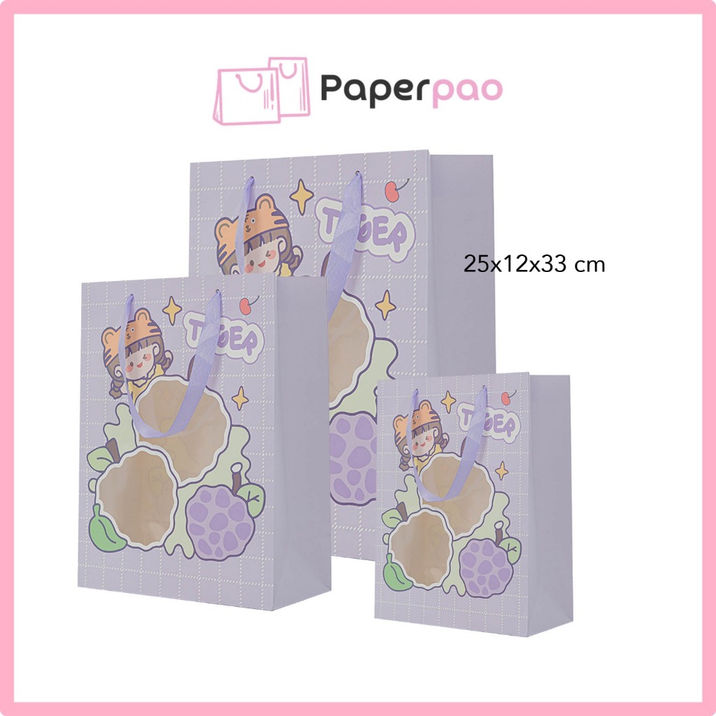 Jual PAPERPAO - MIX Paper Bag MIKA Kantong Tas Ulang tahun Goodiebag ...