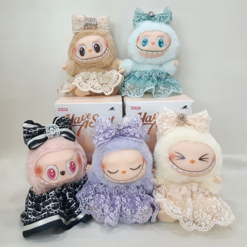 Jual LABUBU GRADE A VERSI HAVE A SEAT DRESS HAND MADE / GANTUNGAN ...